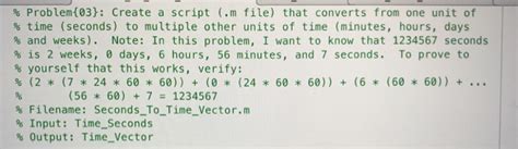 Solved Problem03 Create A Script M File That