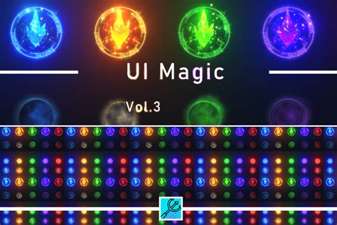 Artstation Unity Ui Magic Vol3 Visual Effects Game Assets