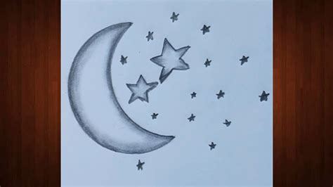 How To Draw Moon Moon Drawing Easy Moon Drawing Drawing
