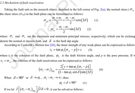 Conceptual Models Of Fault Reactivation Induced By Underground Coal