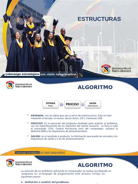 Presentacion 2 Algoritmos Estructuras Lineal Y Selectiva 1 Pdf