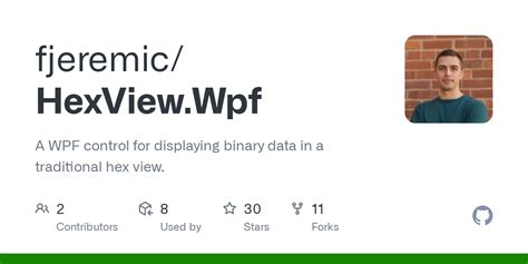 Github Fjeremichexviewwpf A Wpf Control For Displaying Binary Data