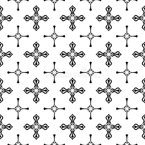 Vector Black Seamless Repeated Pattern On White Background Vector Vector Black Seamless Repeated Pattern On White Background Vector