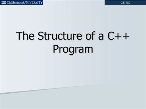 Ppt The Structure Of A C Program Powerpoint Presentation Free Download Id4267800