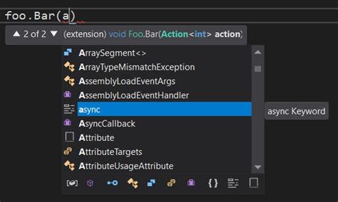 Intellisense Replaces Lambda Parameter Names As You Type · Issue 28586
