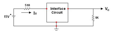 Solved Design An Interface Circuit That Will Yield A Chegg Com