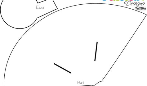 Princess Cone Hat Template Cone Hat Template Choice Image Template
