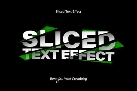 Premium PSD Cut Text Effect