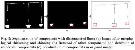 Segmentation Of Components With Connected Lines A Image After