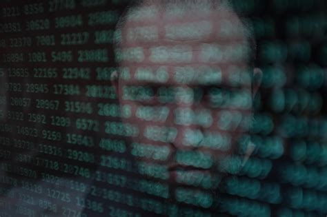 Premium Photo Double Exposure Of Man With Binary Codes
