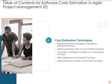 software costs estimation in agile project management it powerpoint