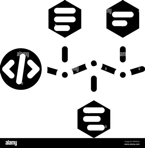 Software Deployment Glyph Icon Vector Illustration Stock Vector Image