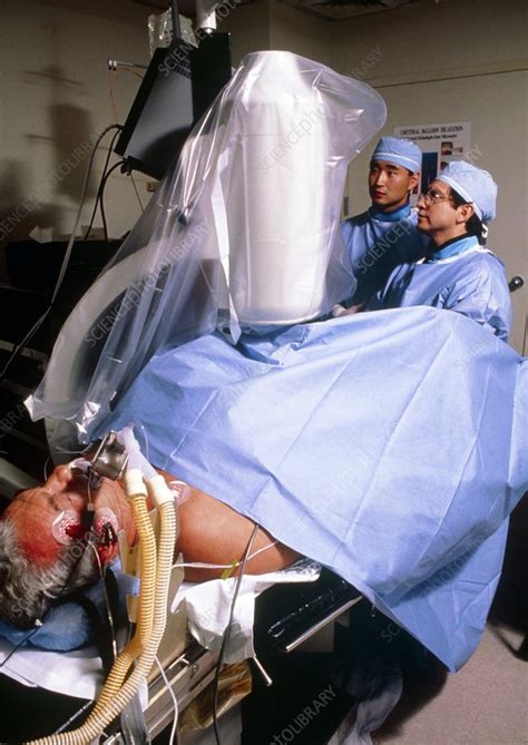 Patient Undergoing Laser Lithotripsy Procedure Stock Image M700 0078 Science Photo Library