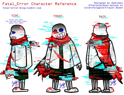 Fatal Error Reference Sheet By Xedramon On Deviantart