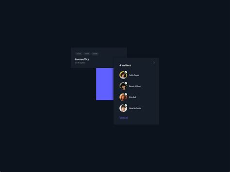 Ui Design Daily Dark Themed Components