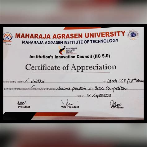 kritika bhardwaj on linkedin ideapresentation votechain 2ndposition mait