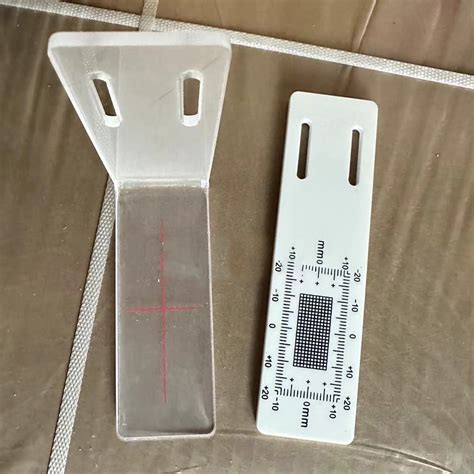 Acrylic Concrete Crack Measuring Instrument Monitoring And Recording Tool Measuring Crack