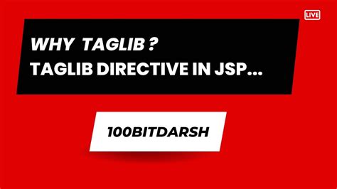 5 Jsp Tutorials Mastering Taglib Directives Jsp Full Tutorial