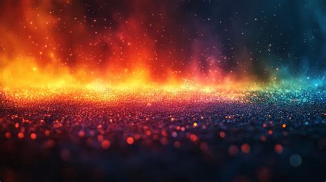 Vibrant Abstract Light Particles Generative Ai Stock Illustration Illustration Of Abstract