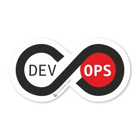 Whitered And Black Stickerland Devops Pvc Wall Sticker For Ideal To