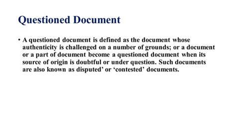 Questioned Documents Forensic Science Pdf