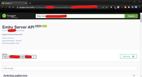 Swagger Api Help Linux Emby Community