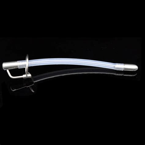 2018 New Male Stainless Steel Silicone Catheter Urethral Sounding