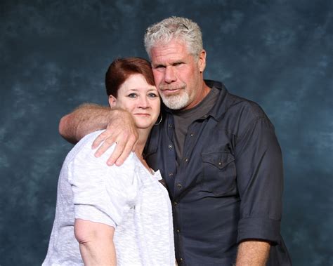 Me Ron Ron Perlman Next To My Late Husband Is The Most Wonderful Kind Caring Loving