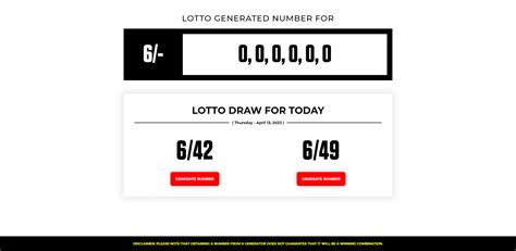 Github Louierosero Lotto Number Generator