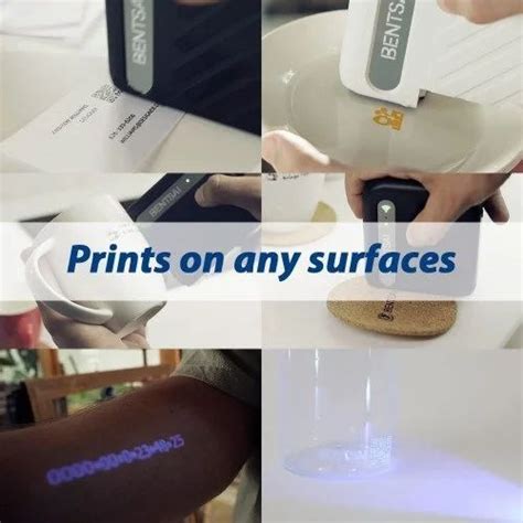 BENTSAI B Black Mini Handheld Printer Model Name Number VPS MP B MINI At In New