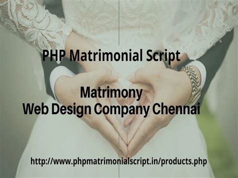 Ppt Matrimonial Software Php Matrimonial Script Powerpoint