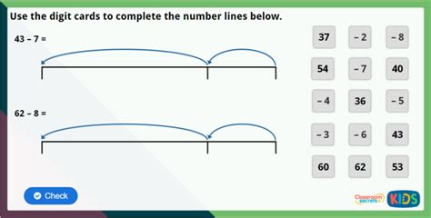 Year 2 Subtract 1 Digit From 2 Digits Maths Challenge Classroom