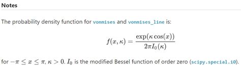 enh stats vonmises pdf return 1 2pi when kappa 0 · issue 18166 · scipy scipy · github