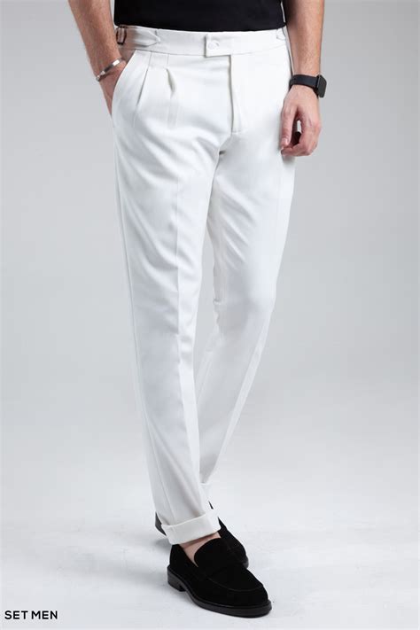 شلوار پارچه ای مردانه پیل دار پوشاک مردانه ست من