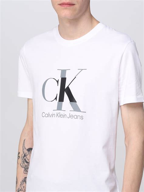 CALVIN KLEIN JEANS: Футболка для него - Белый | Calvin Klein Jeans ...