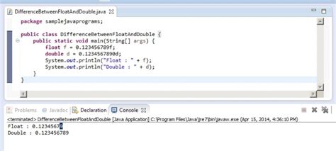 The Difference Between Float And Double The Milind Jagre Enterprise
