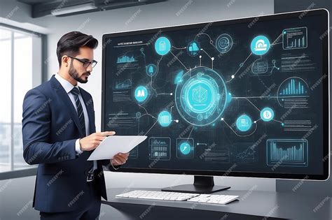 Premium Photo Business Process Management And Automation Concept With A Workflow Flowchart On