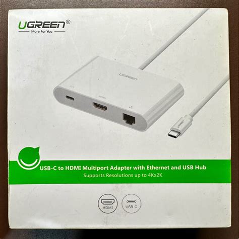 UGREEN USB C To Ethernet HDMI Adapter With USB USB Hub USB Type C For Power Delivery