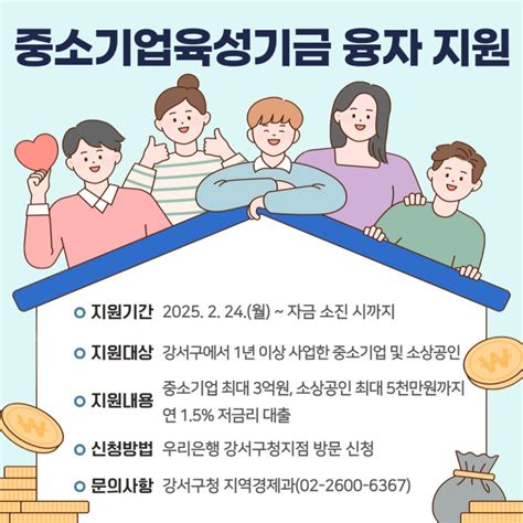중소기업육성기금 융자 지원 서울특별시 강서구 웰로 중소기업육성기금 융자 지원 서울특별시 강서구 웰로