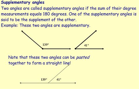 Find The Complementary And Supplementary Angles