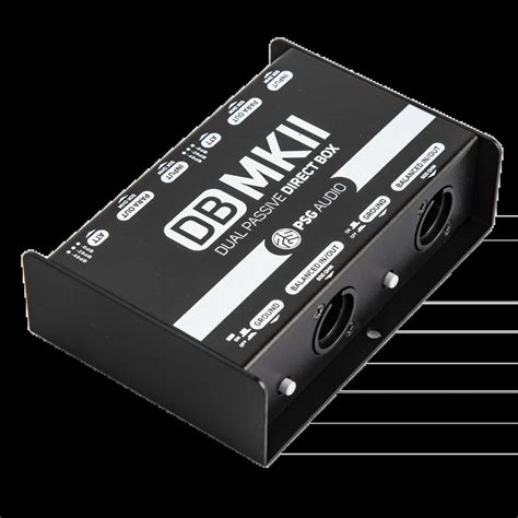 Psg Audio Db Mkii Dual Premium Direct Injection Audio Box Passive Di Unit Hum Eliminator W Input