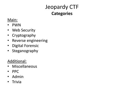 Ppt Capture The Flag Ctf Powerpoint Presentation Free Download