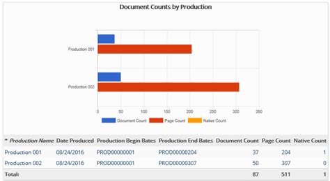 Production Summary Report