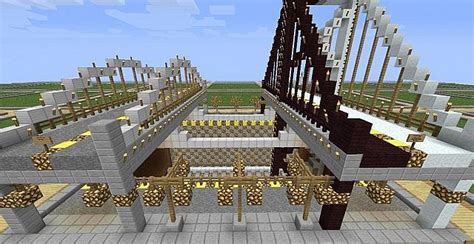 Mini Dual Bridge With Railway Minecraft Map