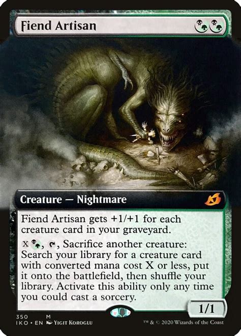 Fiend Artisan Extended Art Ikoria Lair Of Behemoths Magic The
