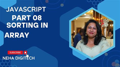 Sorting In Javascript Array Functions Sorting Javascript Tutorial In