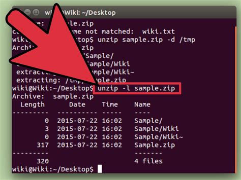 Linux Unzip Kesilgram