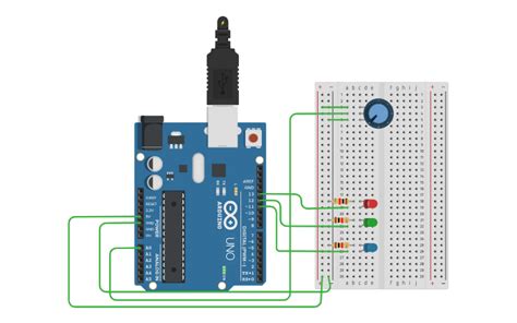 Circuit Design Potentiometer Tinkercad
