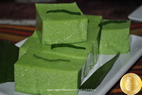 Patyskitchen Agar Agar Santan Pandan Screwpine Creamy Jelly