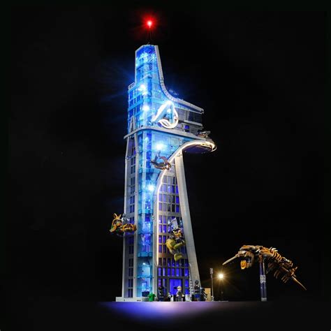 Dalded Kit De Iluminaci N Led Para Lego Marvel Avengers Tower Luz Led Compatible Con